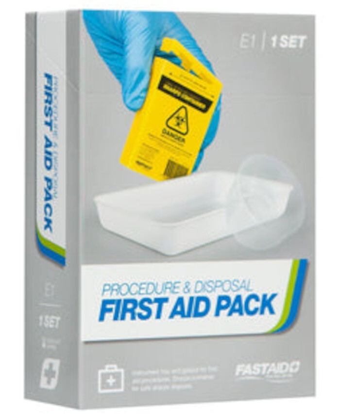 PROCEDURE AND DISPOSAL FIRST AID PACK, 100ML SHARPS CONTAINER, GALIPOT ...