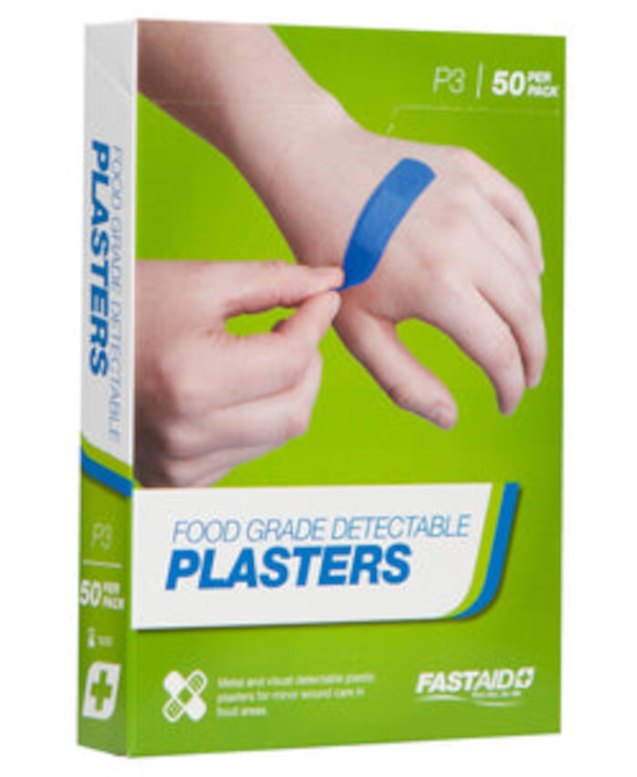 FOOD GRADE PLASTERS, METAL AND VISUAL DETECTABLE, PLASTIC, 72 X 19MM ...