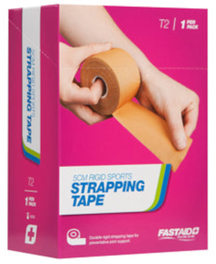 SPORTS STRAPPING TAPE, HAND TEARABLE, 5CM X 10M, 1PK - FastAid