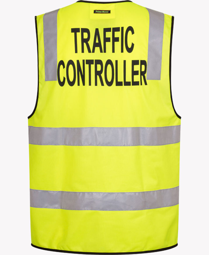 Day/Night Safety Vest with Tape - TRAFFIC CONTROLLER (Old HV102Z-TC ...