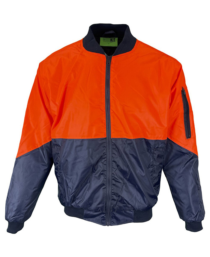Hi-Vis 2 Tone Wet Weather Bomber Jacket - Workit Workwear