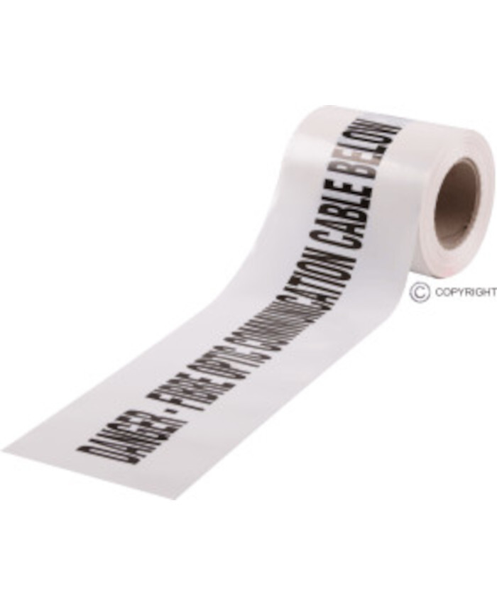 150mm x 100mtr - Non-Detectable Underground Barrier Tape - (Black on ...