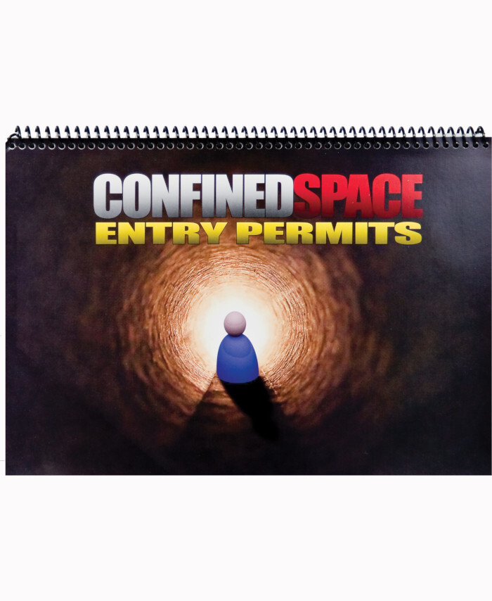 Confined Space Entry Permits Logbook - A4 Size - Uniform Safety Signs