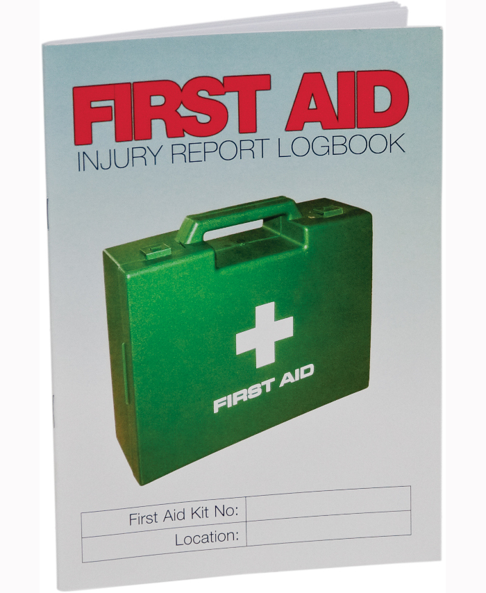 First Aid Injury Report Logbook - A5 Size - Uniform Safety Signs