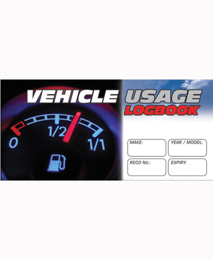 Vehicle Usage Logbook - DL Size - Uniform Safety Signs