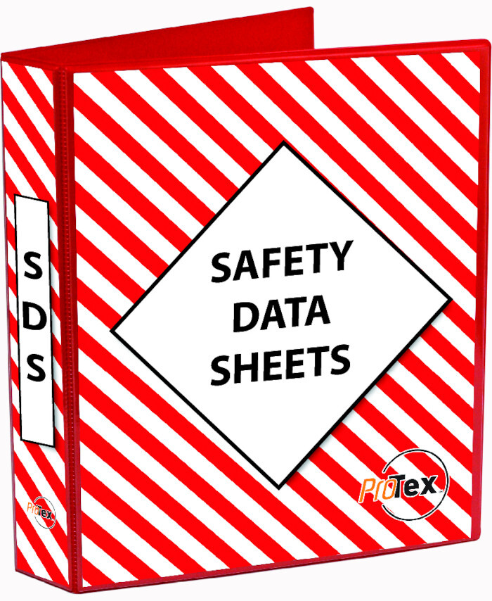 Safety Data Sheet Binder Red/White - Uniform Safety Signs