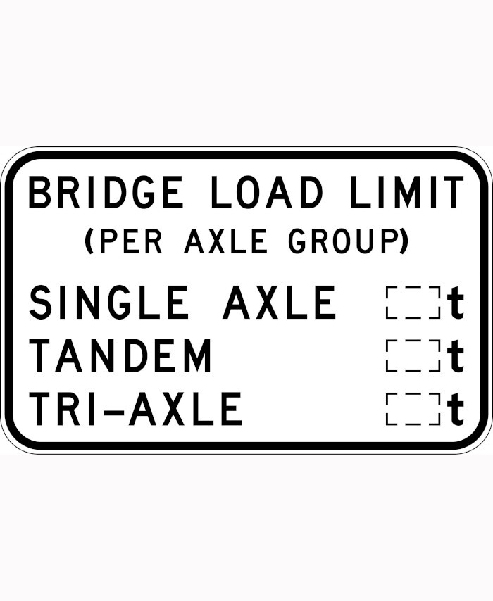 1200x750mm - Class 1 - Aluminium - Bridge Load Limit (Per Axle Group ...