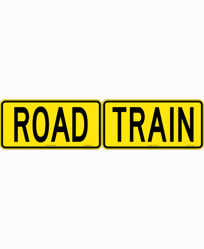 1200x300mm - Vinyl Banner - Class 2 - Road Train - Uniform Safety Signs