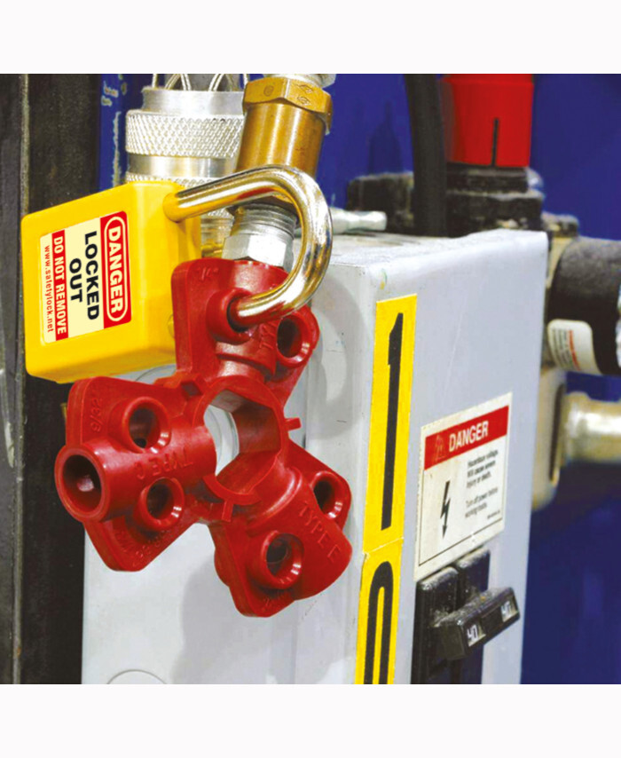 Three-Way Pneumatic Lockout - Uniform Safety Signs