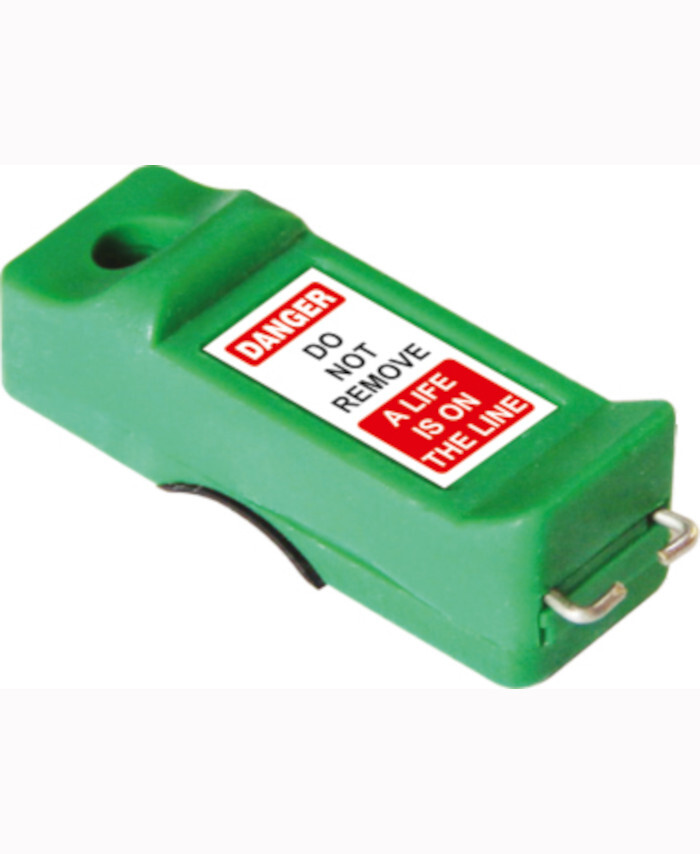 Pin-In Premium Slider Circuit Breaker Lockout - Uniform Safety Signs