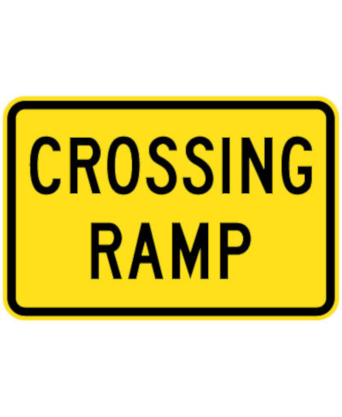750x500mm - Aluminium - Class 1 Reflective - Crossing Ramp - Uniform ...